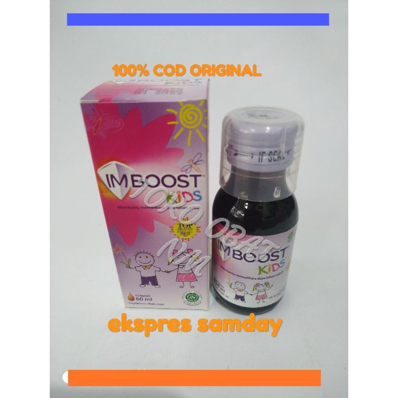 Jual IMBOOST Kids Sirup 60ml Imbost Multivitamin Daya Tahan Tubuh Anak ...