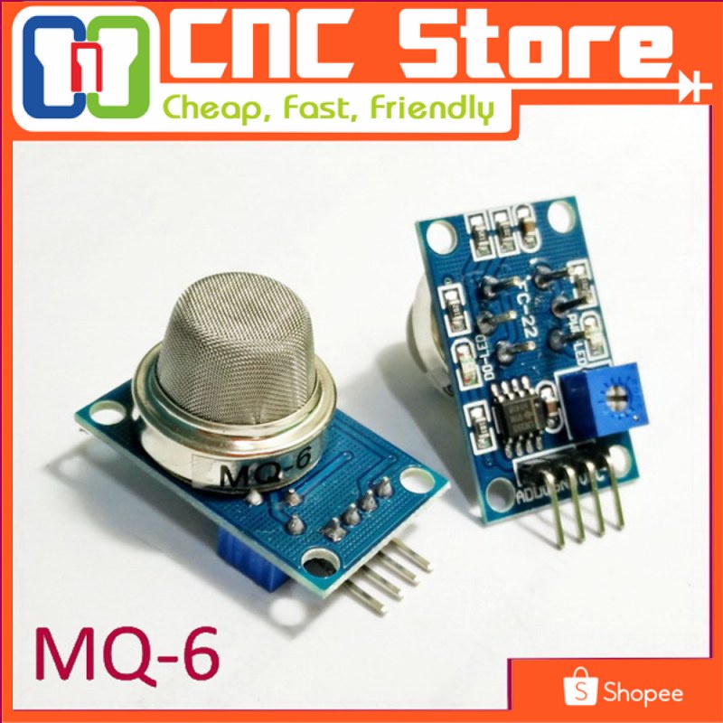 Jual [SEN-0010] MQ-6 MQ6 LPG LNG BUTANE GAS SENSOR MODULE FOR ARDUINO UNO MEGA | Shopee Indonesia