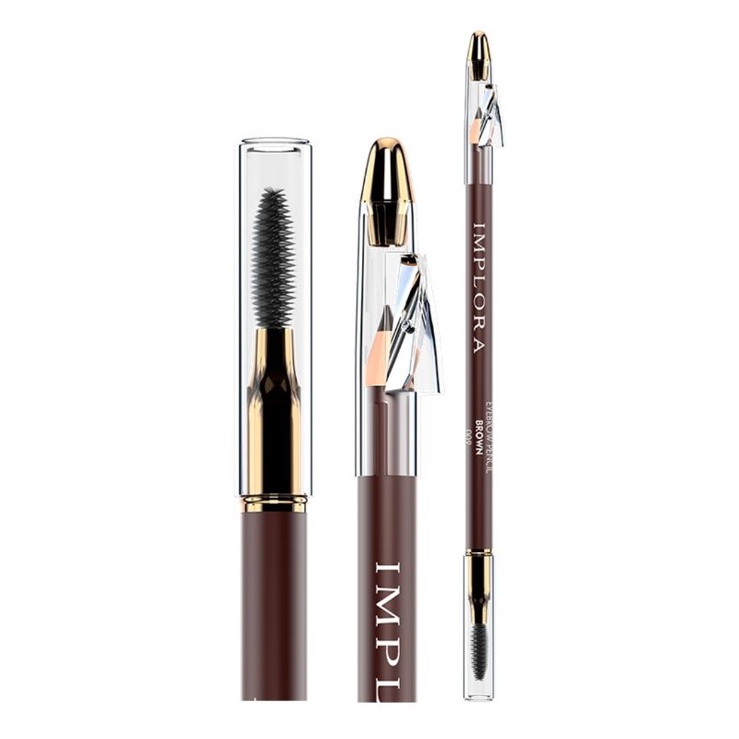 Jual IMPLORA Eye Brow Pencil 007 Dark Brown 2.5g | Shopee Indonesia