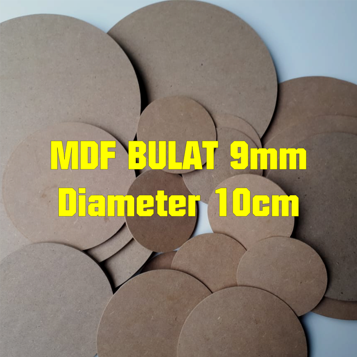 Jual Papan MDF Kayu Bulat D 10cm tebal 9mm | Shopee Indonesia