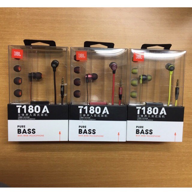 Jual JBL T180A PURE BASS ( ORIGINAL ) | Shopee Indonesia