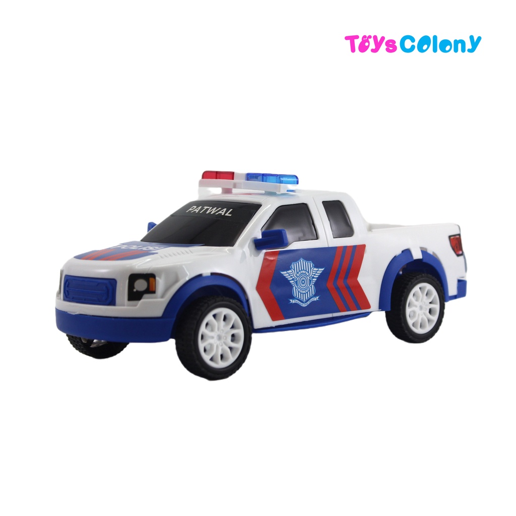 Jual MOBIL POLISI DOUBLE CABIN BAK TERBUKA RKC02151-1 | Shopee Indonesia