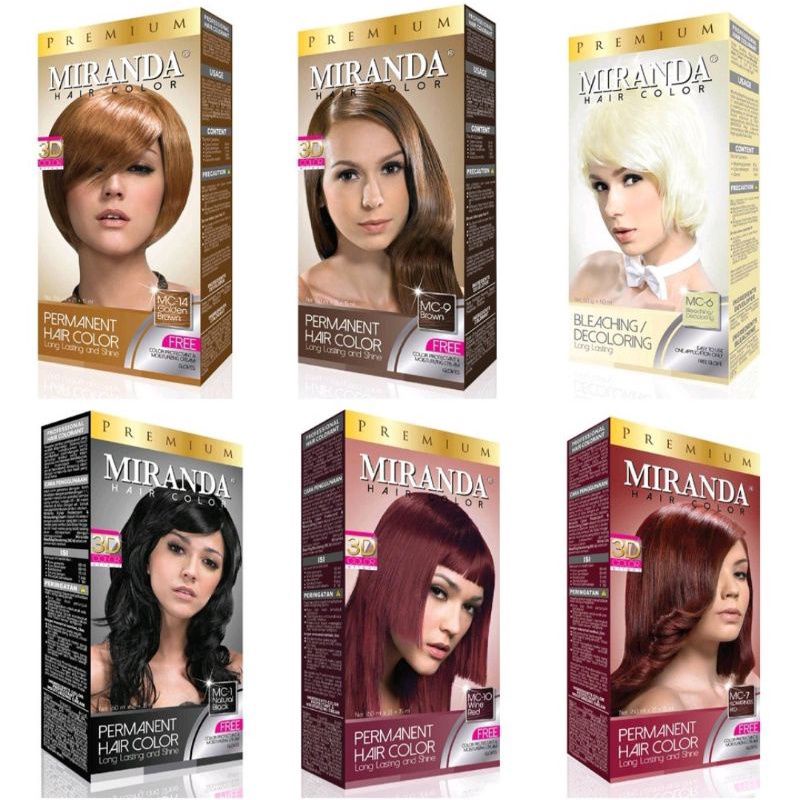 Jual cat rambut MIRANDA/pewarna rambut/pikok harga murah | Shopee Indonesia