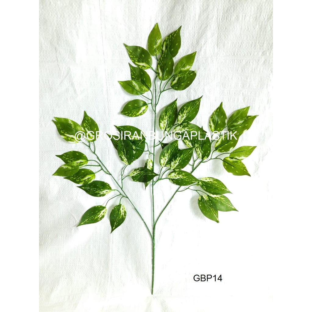 Jual Daun Artificial/Daun Hias/Daun Plastik/Daun Dekorasi/Daun Beringin ...