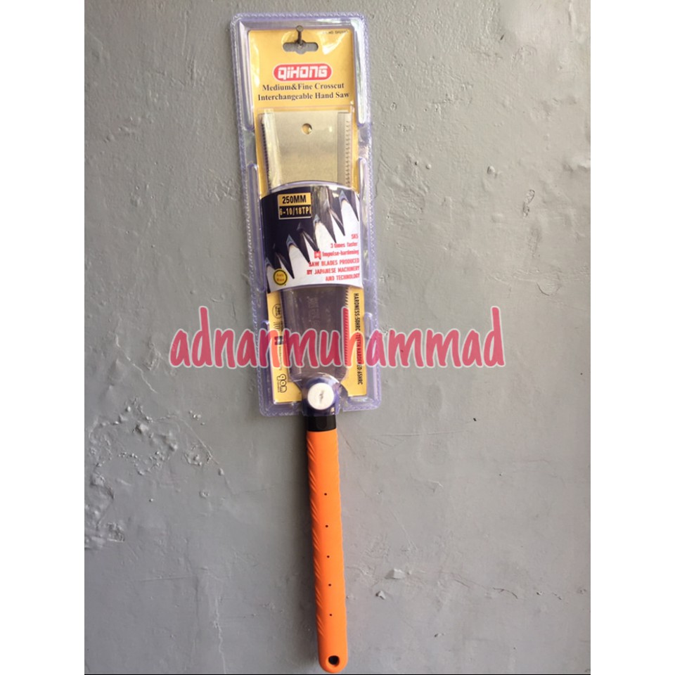 Jual Gergaji Jepang RYOBA Double Edge Rip Cut Cross Cut Gergaji Potong ...