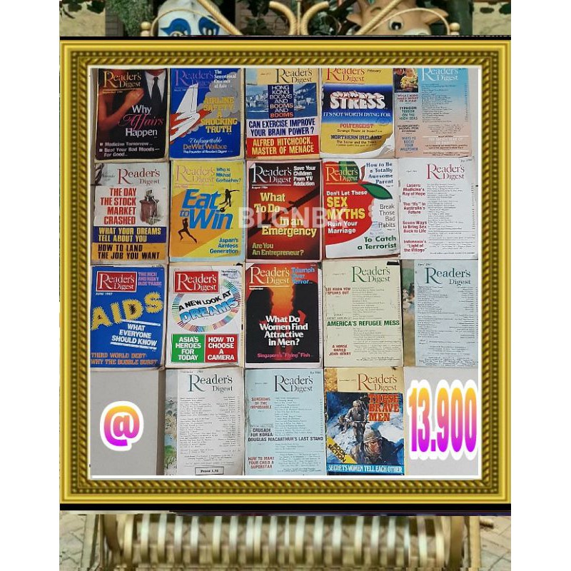 Jual Majalah readers digest bahasa inggrisdengan berbagai edisi dijual ...