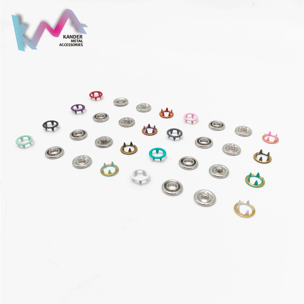 Jual KANDER Kancing Cucuk Cetet Jepret Knop Snap Button Baby Pakaian ...