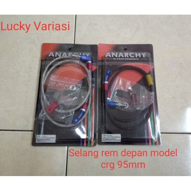 Jual SELANG REM DEPAN PSI MODEL CRG ANARCHY 95CM SELANG MIO BEAT VARIO ...