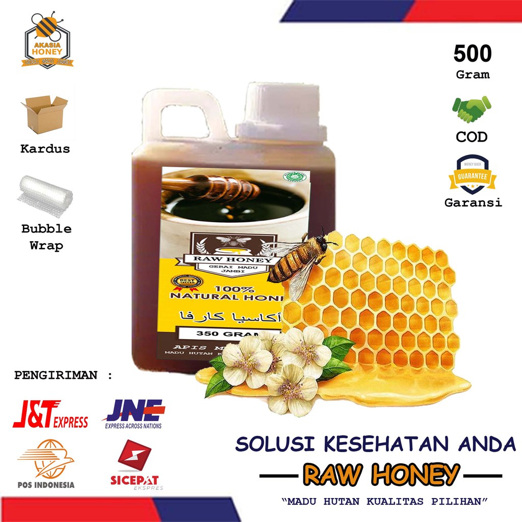 Jual MADU MURNI ASLI MADU HUTAN RAW HONEY AKASIA 100% MADU ORGANIK ...