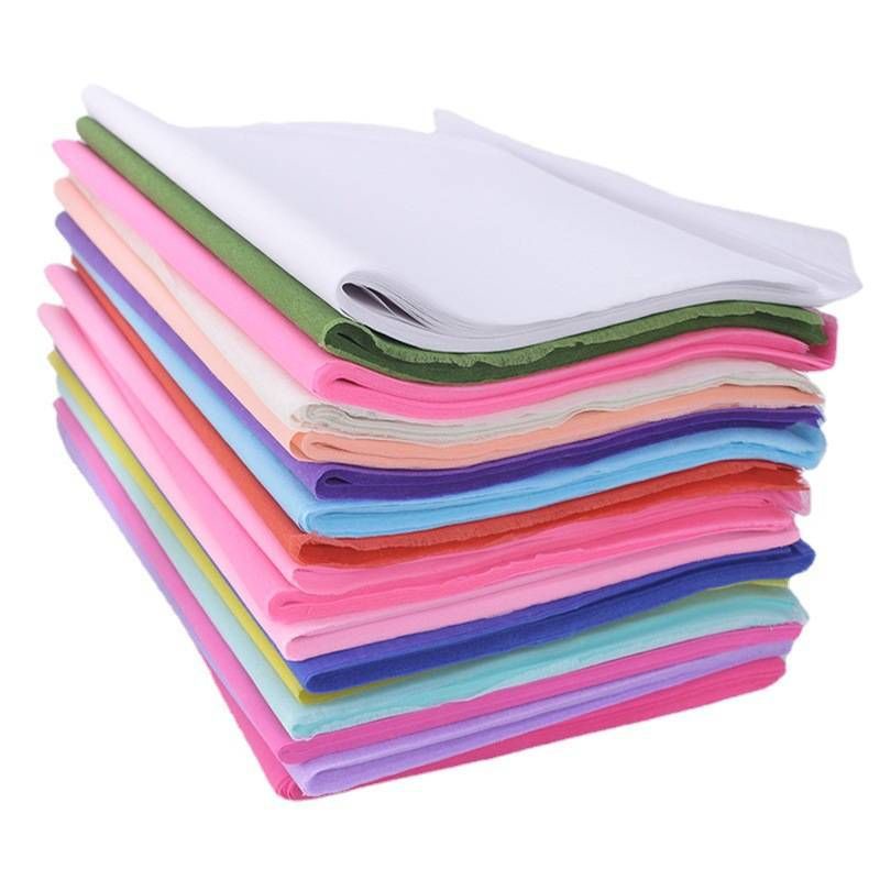 Jual 5 Lembar kertas tisu Flower Wrapping Cotton Paper Tissue Kertas ...