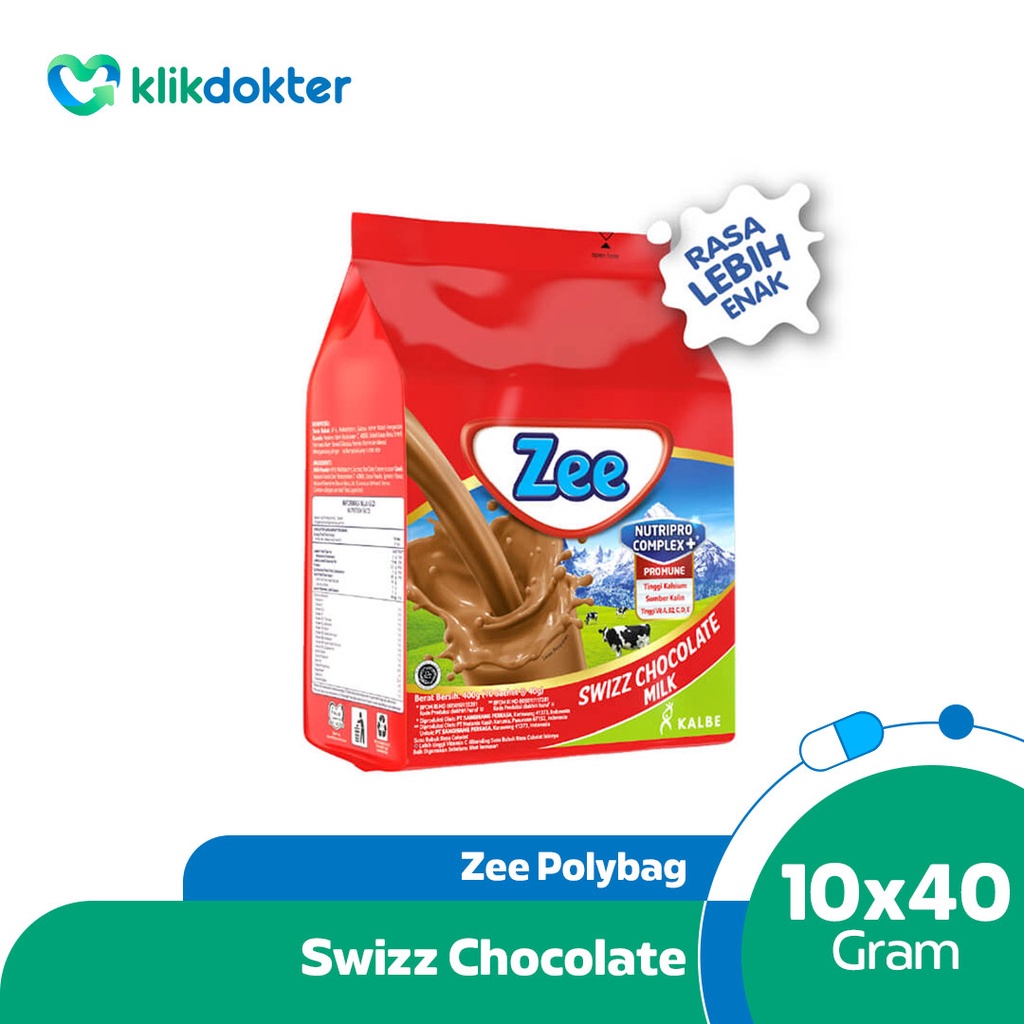 Jual Zee Bag Swizz Chocolate Milk 10x40gr | Shopee Indonesia