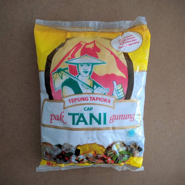 Jual TEPUNG TAPIOKA CAP PAK TANI GUNUNG 500gr (1 pcs) | Shopee Indonesia