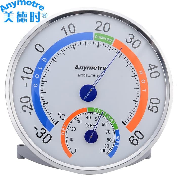 Jual Analog Hygrometer & Thermometer TH101E - For Drybox | Shopee Indonesia