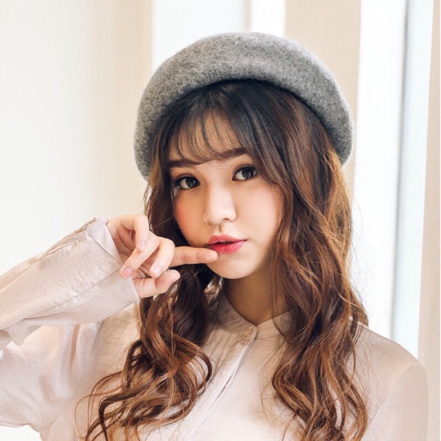 Jual Wool Beret Hat / Topi Baret Korea / Painter Hat Import | Shopee ...