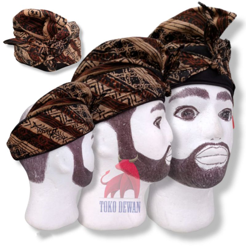 Jual Topi khas daerah udeng bali jadi permanen ukuran kepala pria ...