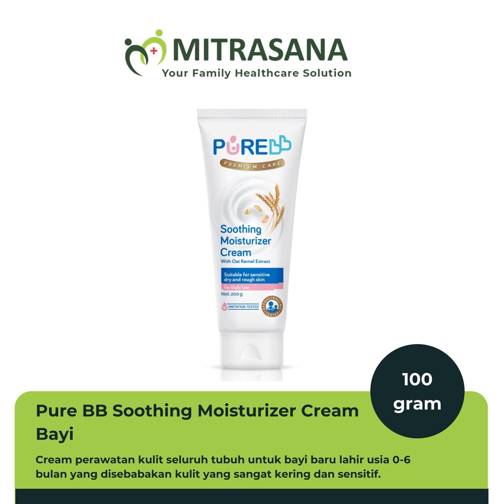 Jual PURE BB SOOTHING MOISTURIZER CREAM / 100gr | Shopee Indonesia