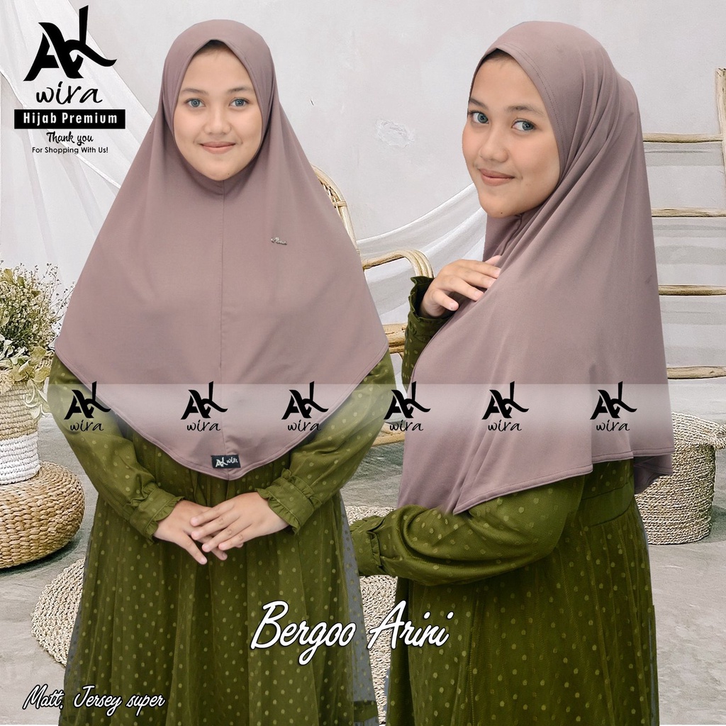 Jual alwira hijab Bergo Arrini Non Pet Jersey Bergo Instan Malay Daily JILBAB HAMIDAH SPANDEX ...