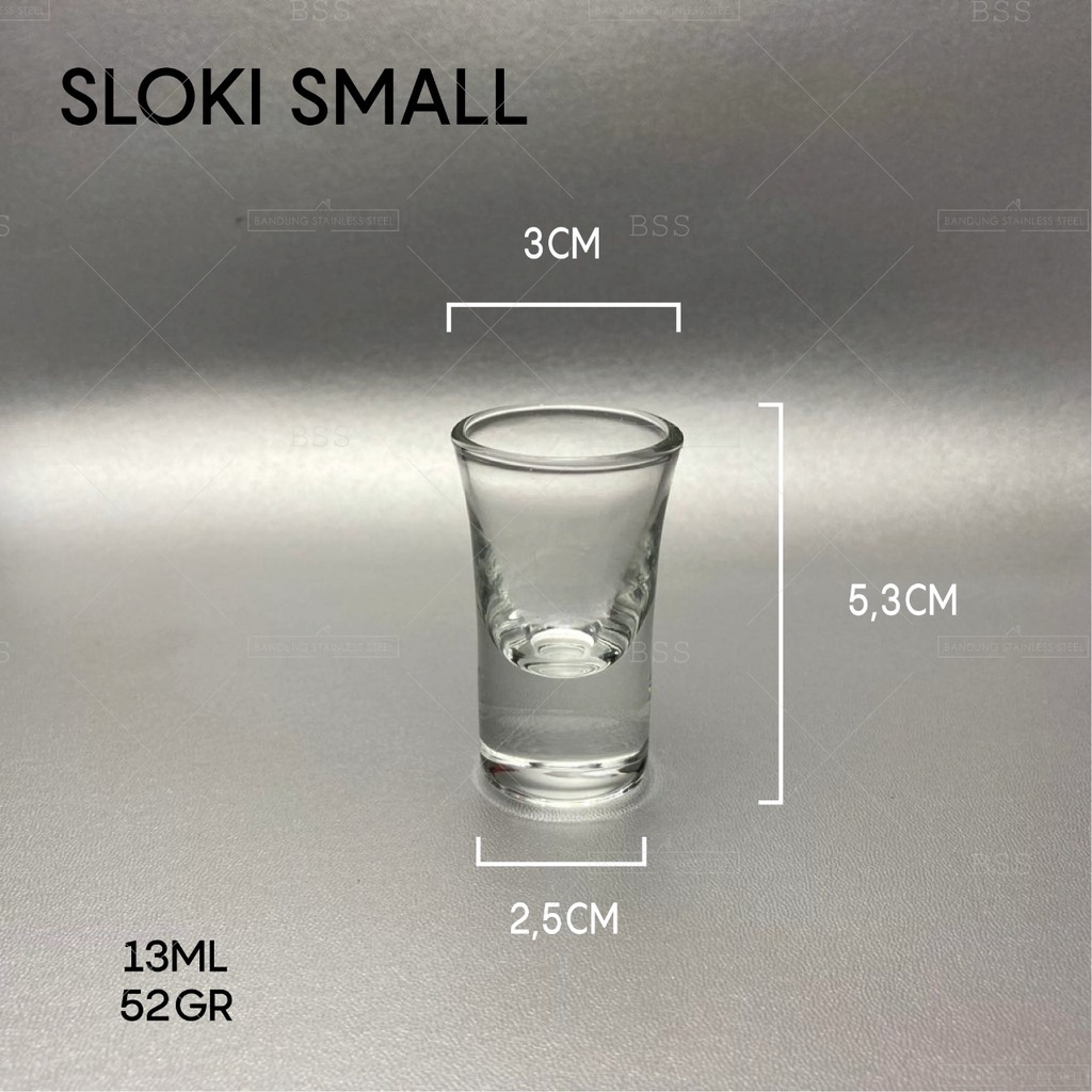Jual Gelas Sloki Kaca Kecil One Shot Glass Minum Vodka Soju Cantik Lucu ...