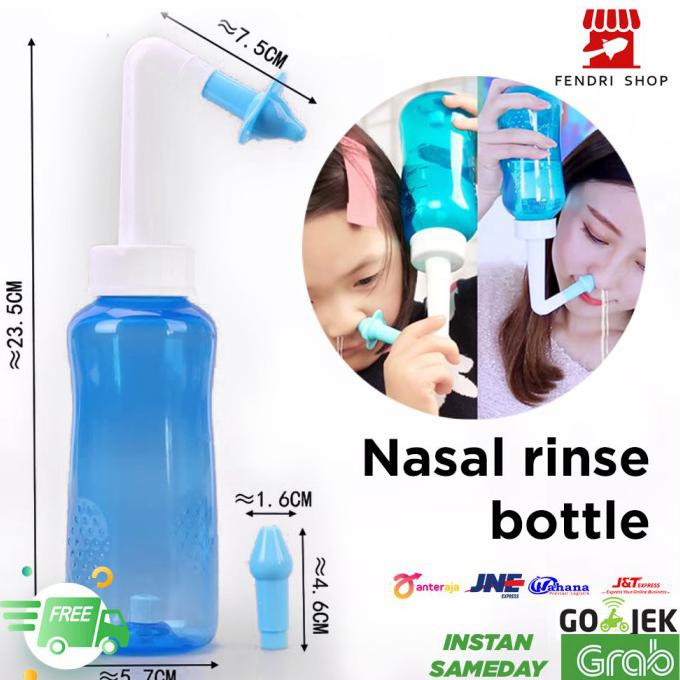 Jual Alat Cuci Hidung/ Nasal Rinse Bottle Cocok Buat Sinus Rinse/Nacl ...