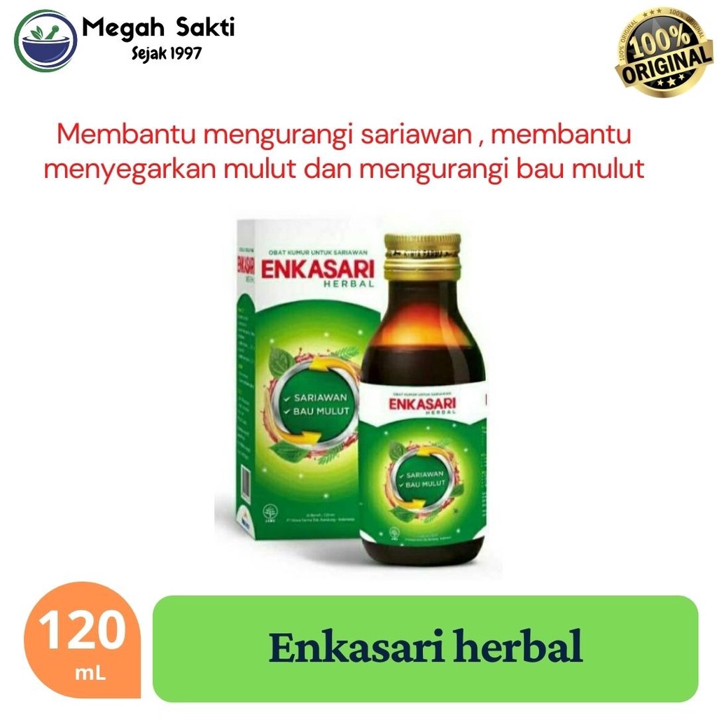 Jual Enkasasri Herbal - obat kumur untuk sariawan dan bau mulut ...