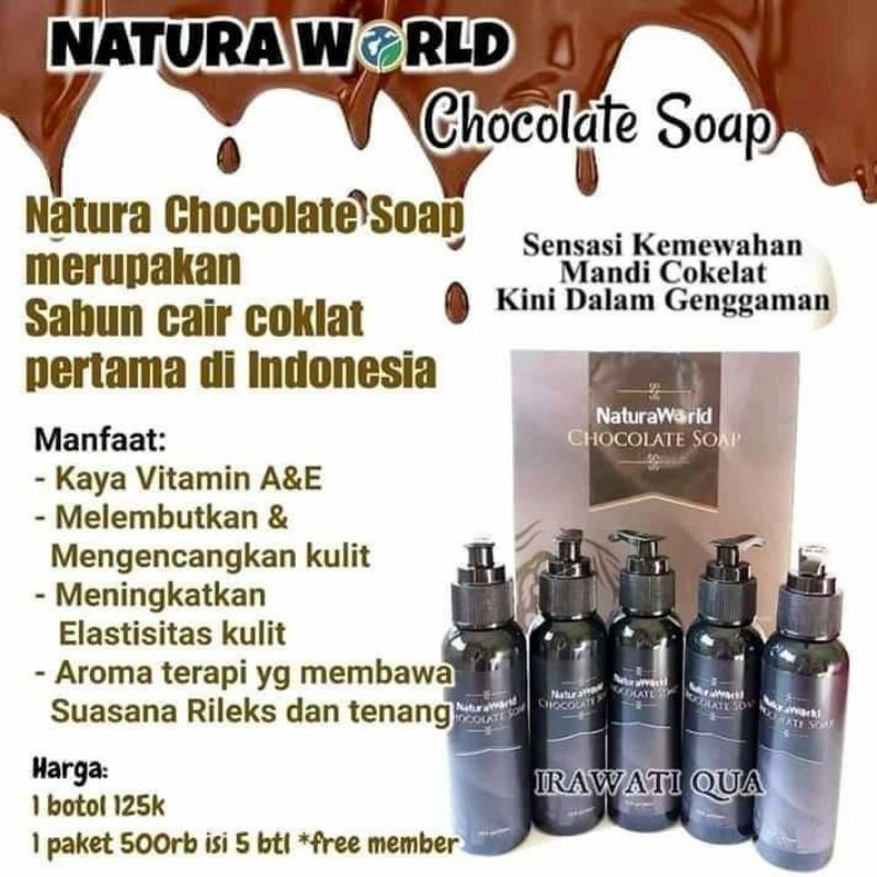 Jual Chocolate Soap by NATURA (Sabun Cokelat) pertama di Indonesia ...