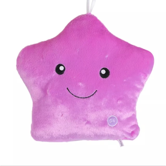 Jual Boneka Bantal Bintang LED Boneka Bantal Viral Murah Boneka Bantal ...