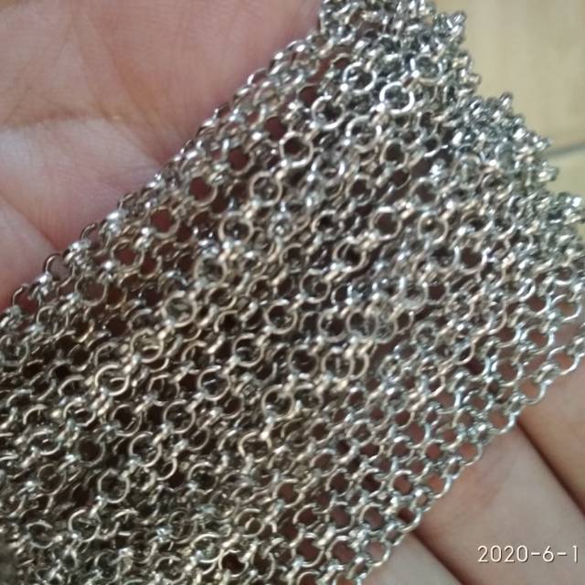 Jual Rantai bulat nikel/rantai donat | Shopee Indonesia