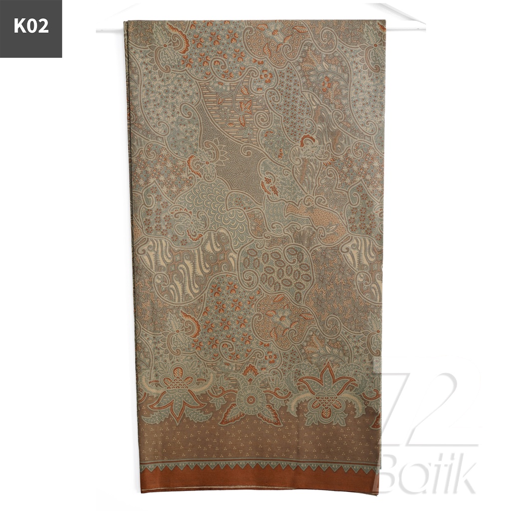 Jual BAHAN BATIK PREMIUM Katun Motif Sekar Jagad Warna Hijau Alam ...