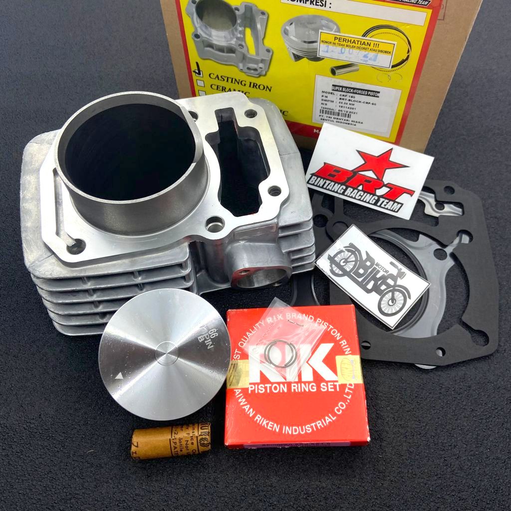 Jual BLOK BRT BOREUP CRF 150 VERZA MEGAPRO MONO 66 68 71.5 72 74 76 78 MM CAST IRON | Shopee ...