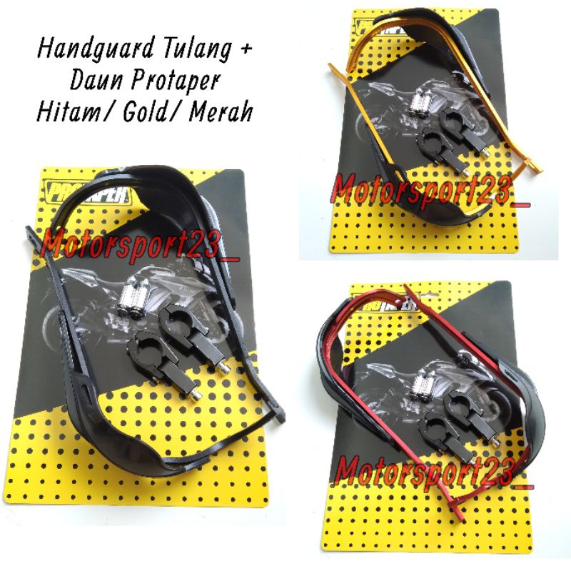 Jual Handguard Tulang plus cover protaper handguard tulang daun besi ...