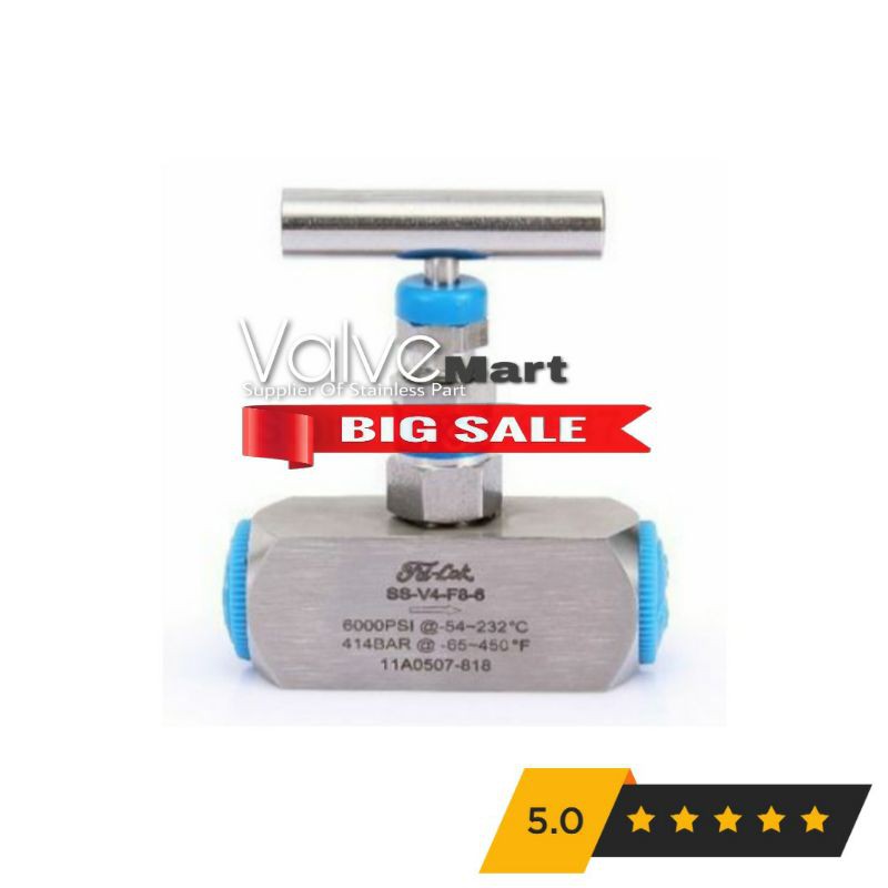 Jual 1" INCH NEEDLE VALVE SS316 FD-LOCK 100% ORIGINAL | Shopee Indonesia
