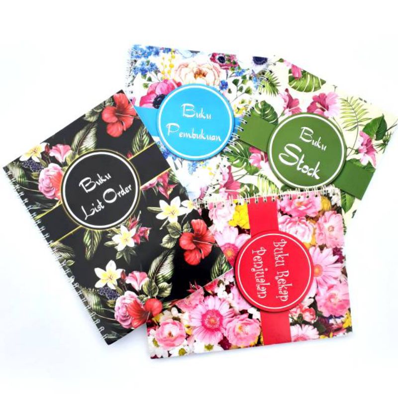 Jual PAKET BUKU ONLINSHOP SPIRAL/ SATU PAKET/BUKU REKAP PENJUALAN,BUKU ...