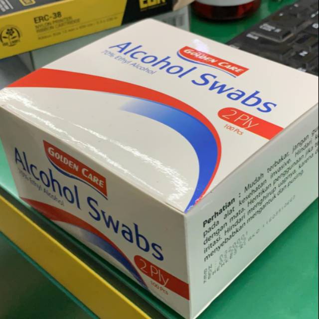 Jual ALCOHOL SWABS / TISU ALKOHOL (Golden Care) | Shopee Indonesia