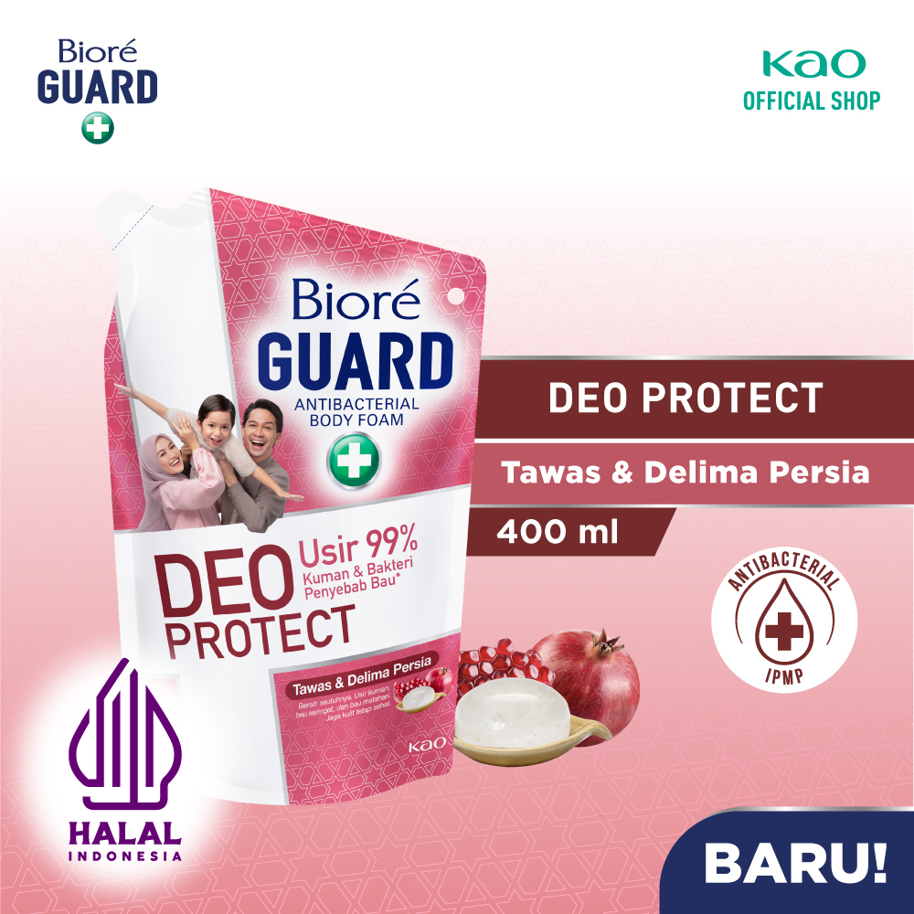 Jual Biore Guard Deo Protect Sabun Mandi Cair Anti Bakteri Halal Tawas ...