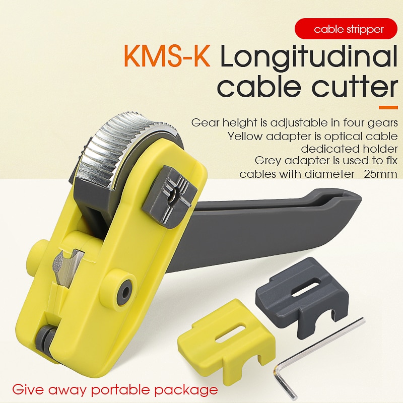 Jual PREORDER Optical Fiber Tool Longitudinal Stripper KMS-K Cable ...