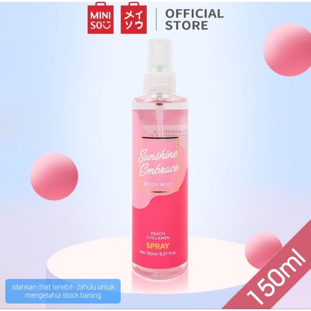 Jual MINISO BODY MIST PARFUM EAU DE BODY SPRAY SERIES PENGHARUM BADAN ...