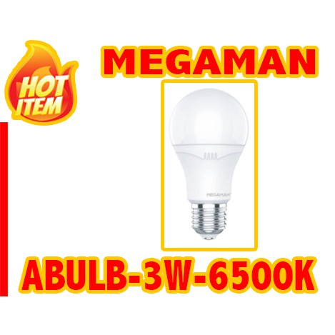 Jual MEGAMAN Lampu LED A-Bulb 3 watt YTG45Z1 Putih 6500K - READY | Shopee Indonesia