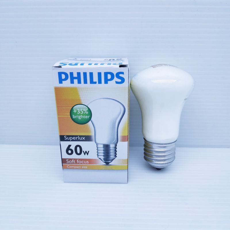 Jual PHILIPS SPOT NR63 40W 60W Watt Light SUPERLUX / Lampu Pijar PANAS E27 Kuning REPTIL Etalase ...
