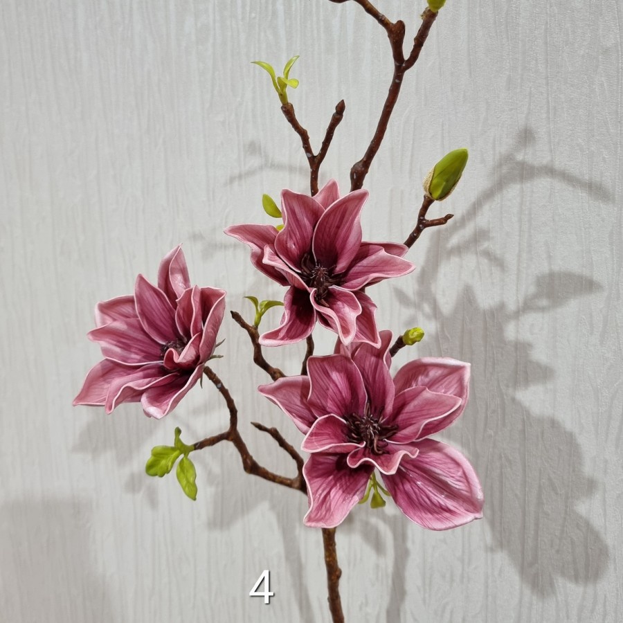 Jual Bunga Magnolia Ranting Artificial ( Ada 5 Warna ) | Shopee Indonesia