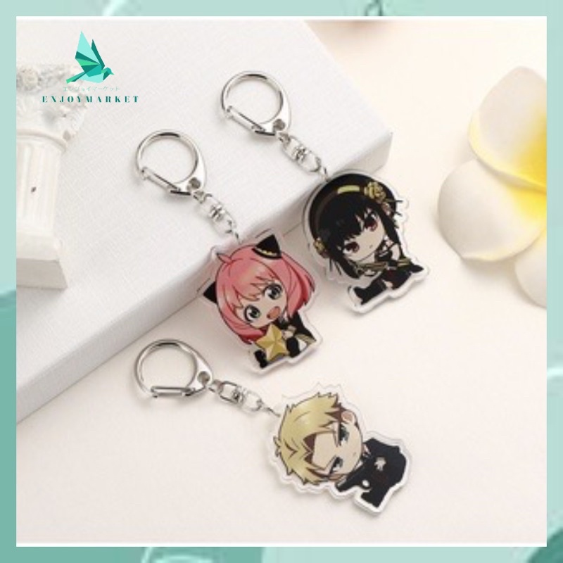 Jual Keychain Gantungan Kunci Anime Spy X Family Anya | Shopee Indonesia