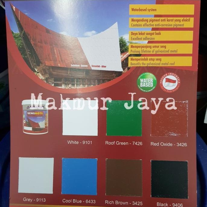 Jual Sengkote Pail 20Kg Cat Seng Galvanis Baja Ringan SK-950 Anti Karat ...