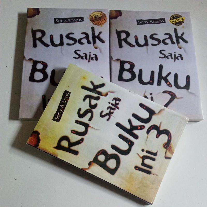 Jual Paket 3 Buku RUSAK SAJA BUKU INI (1,2&3) | Shopee Indonesia Jual Paket 3 Buku RUSAK SAJA BUKU INI (1,2&3) | Shopee Indonesia