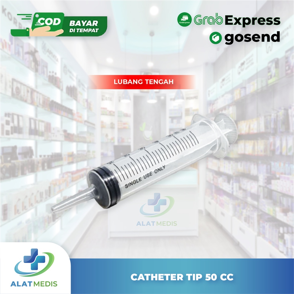 Jual Feeding Syringe 50cc Catheter Tip / Sonde 50 ml | Shopee Indonesia
