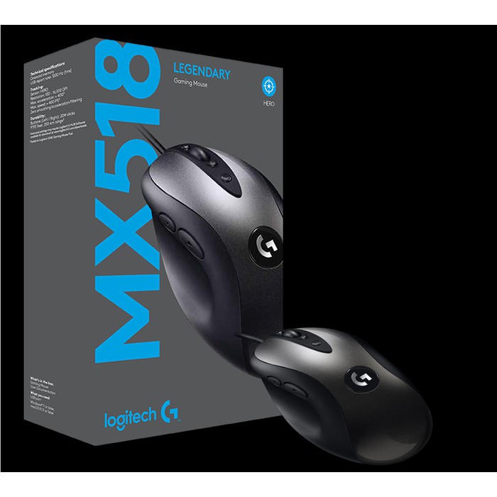 Jual Logitech G MX518 Legendary Gaming Mouse 2018 / New G400s B6B8 ...