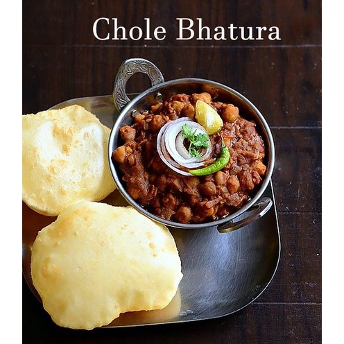 Jual Makanan India Chole Masala With Batura / Khusus Gojek | Shopee ...
