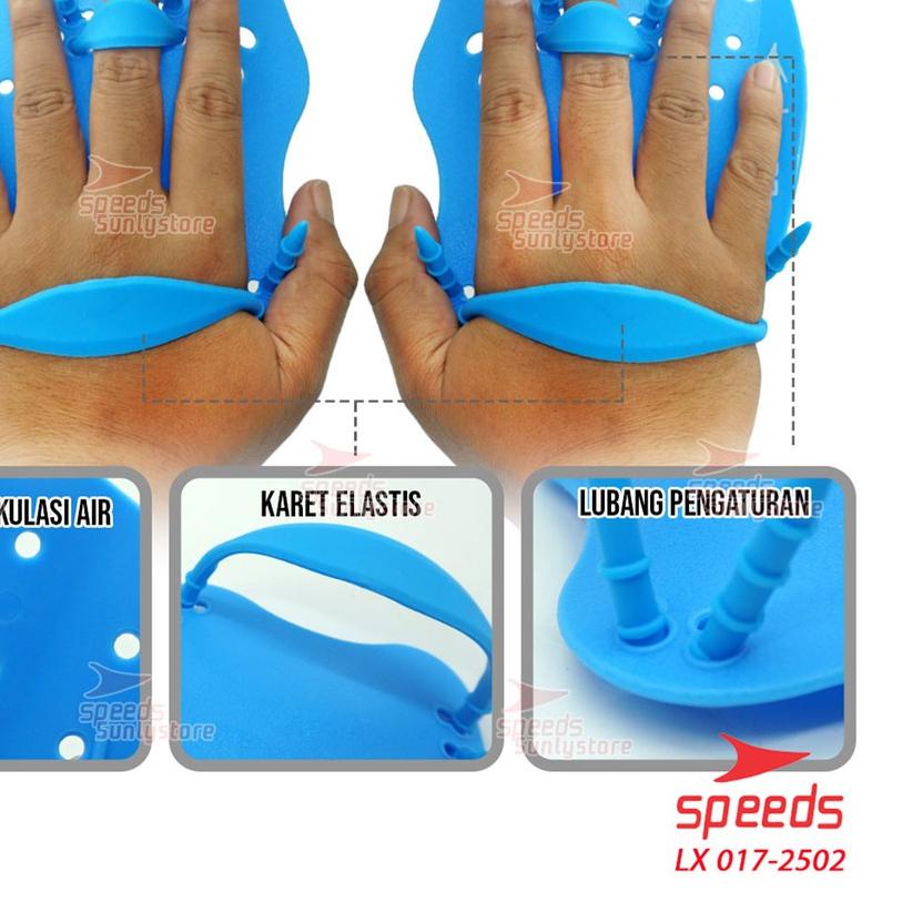 Jual SPEEDS Alat Bantu Teknik Renang Tangan Katak Hand Paddle Pad ...