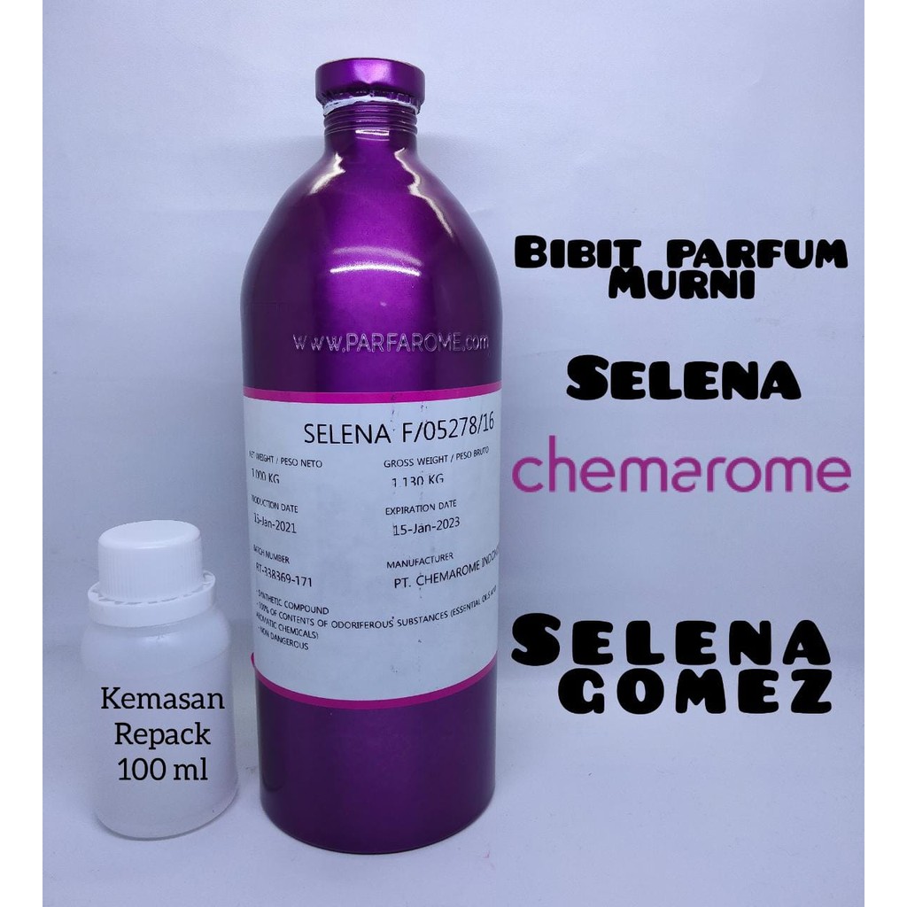 Jual SELENA BIBIT PARFUM MURNI 100 ML. BY CHEMAROME | Shopee Indonesia