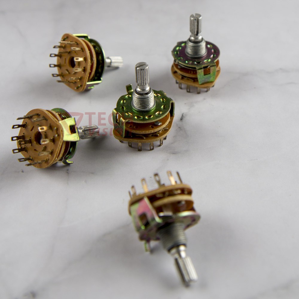 Jual Rotary Switch 1 x 12 12 posisi Saklar Selector Putar 12x 12way ...