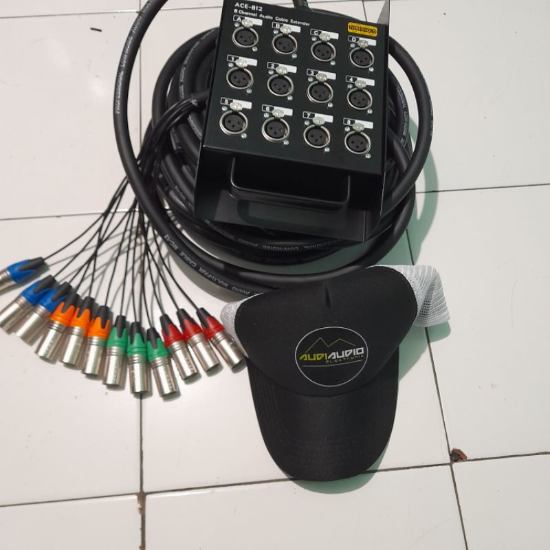 Jual Kabel Snake isi 12Ch Komplit + Box Snake Dan Conektornya 20Meter ...