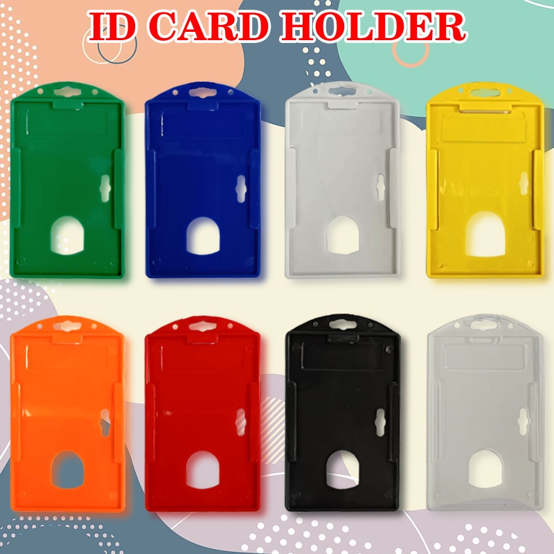 Jual Tempat ID Card Holder Plastik Tebal / Casing ID Card Holder /Frame ...